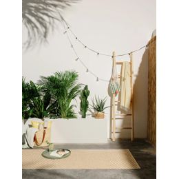 benuta Pop In- & Outdoor-L&auml;ufer Taissa Beige 77x240 cm - Teppich f&uuml;r Balkon, Terrasse & Garten