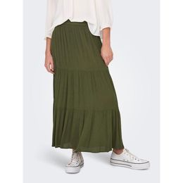 Only Damen Only Maxirock &raquo;ONLMIKKA LIFE LONG SKIRT WVN NOOS&laquo; Viskose gr&uuml;n XS (34)
