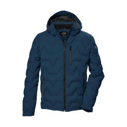 Killtec Herren Steppjacke &raquo;KOW 60 MN QLTD JCKT&laquo; Wasser- und windabweisend, atmungsaktiv, verstellbare Kapuze blau M