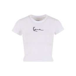 Karl Kani Damen T-Shirt &raquo; Damen KKWQ22002WHT KK Small Signature Short Tee&laquo; 1 Stk. L