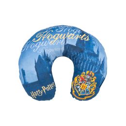 Harry Potter Hogwarts Reise Nackenkissen Reisekissen Nackenh&ouml;rnchen in blau | Gr.: onesize