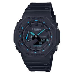 Casio G-Shock Classic AnaDigi Herrenuhr Schwarz/T&uuml;rkis | Gr.: onesize