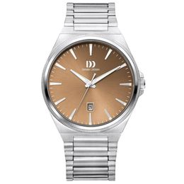Danish Design Herrenuhr Quarz DKx Pro Edelstahl/Haselnussbraun | Gr.: onesize