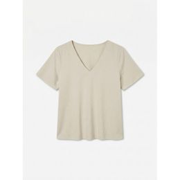 V&eacute;ro Moda Vero Moda Damen Blusenshirt &raquo;VMMYMILO S/S V-NECK TOP WVN GA&laquo; mit klassischem Schnitt L