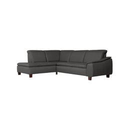 58 aufm Kessel ECKSOFA mit Ottomane links Kaylil Flachgewebe anthrazit | Gr.: onesize