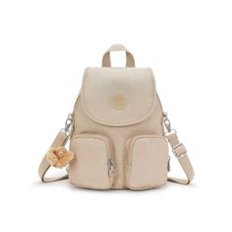 Kipling Basic Plus Firefly Up City Rucksack 31 cm in sparkled beige | Gr.: onesize