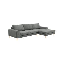 58 aufm Kessel SOFA mit Longchair rechts Kaylynn Cordstoff anthrazit | Gr.: onesize