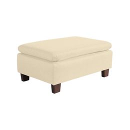 58 aufm Kessel POLSTERHOCKER Kaylil Flachgewebe beige | Gr.: onesize