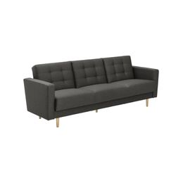 58 aufm Kessel SOFA 3-Sitzer mit Bettfunktion Kazia Flachgewebe anthrazit | Gr.: onesize