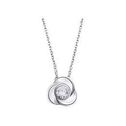 LOTUS SILVER Anh&auml;nger Silber 925 Sterling Silber Blume Halsketten | Gr.: onesize