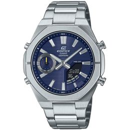 Casio Edifice Herrenuhr Bluetooth Stahl/Blau | Gr.: onesize