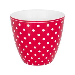 GreenGate Latte Cup Becher DOTTY Rot mit wei&szlig;en Punkten | Gr.: onesize