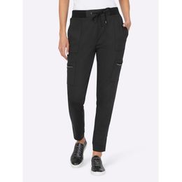 Heine Jersey-Hose in schwarz | Gr.: 34