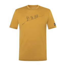 super.natural Merino T-Shirt M HIKING TEE in braun | Gr.: XL