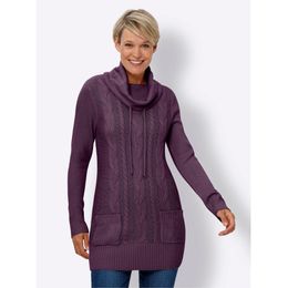 Sieh an! Longpullover in traube | Gr.: 40