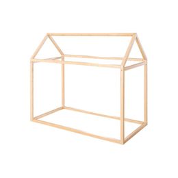Roba Montessori Hausbett 70 x 140 cm &ndash; FSC-zertifiziertes Massivholz | Gr.: onesize