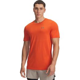 Under Armour Sportshirt "Vanish Elite Seamless T-Shirt" in Orange | Gr.: L