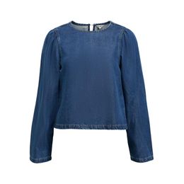Object Bluse in Dark Blue Denim | Gr.: 38
