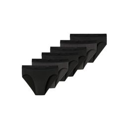 uncover by Schiesser Rio Slip / Unterhose Cotton in Schwarz | Gr.: XXL