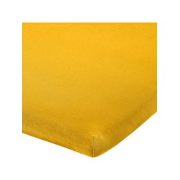 REDBEST Single-Jersey Topper-Spannbettlaken Denver in gelb | Gr.: 180x200 cm - 200x200 cm
