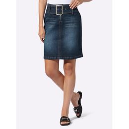 Heine Jeans-Rock in blue-stone-washed | Gr.: 50
