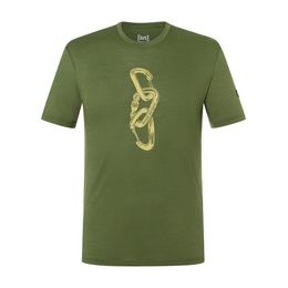 super.natural Merino T-Shirt CARABINERI in gr&uuml;n | Gr.: XL