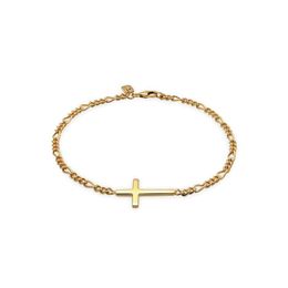 Kuzzoi Armband 925 Sterling Silber in Gold | Gr.: 21 cm
