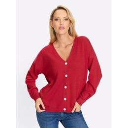 Heine Strickjacke in erdbeere | Gr.: 48