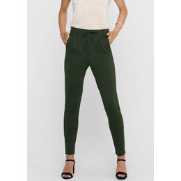 Only Damen Only Jogger Pants &raquo;ONLPOPTRASH &ndash; Joggerhose mit Tunnelzugbund und Stretch&laquo; casual, Milano Rib, regular fit, Viskosemischung gr&uuml;n M (38), 