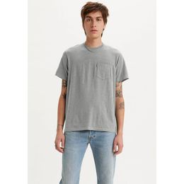 Levi's Levi's Damen T-Shirt &raquo;CLASSIC POCKET TEE&laquo; mit aufgesetzter Brusttasche grau XL