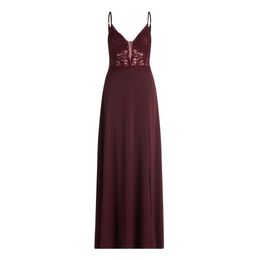Vera Mont Abendkleid mit Stickerei in Prune Wine | Gr.: 34