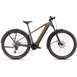 Cube Reaction Hybrid Pro 600 Allroad | Gr. M | Aluminium E-MTB Hardtail Gr&uuml;n