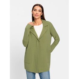 Heine Strickjacke in schilf | Gr.: 48