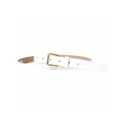 Fronhofer schmaler Dameng&uuml;rtel in Wei&szlig; | Gr.: 115 cm
