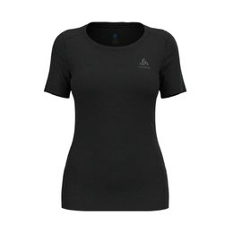 Odlo Funktionsshirt BL TOP crew neck s/s MERINO in Schwarz | Gr.: L
