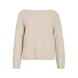 Vila Strickpullover in Super Light Natural Melan | Gr.: L