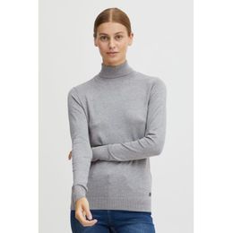 oxmo Rollkragenpullover OXKatja in Grau | Gr.: XL
