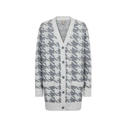 soyaconcept Strickjacke SC-INE 2 in 99110C LT GREY MELANGE COMBI | Gr.: S
