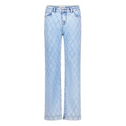 Cartoon Stretch-Jeans mit Strass in Light Blue Denim | Gr.: 38
