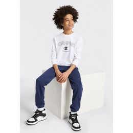 Champion Jungen Jogginganzug &raquo;Graphic Terry Crewneck Sweatsuit&laquo; 2 tlg. f&uuml;r Kinder, weiches Material, bequeme Passform L (152/158)