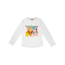 Pok&eacute;mon Pok&eacute;mon Pokemon Langarmshirt in wei&szlig; | Gr.: 140