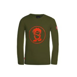 Trollkids Longsleeve Troll in forest green | Gr.: 104
