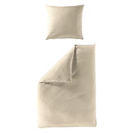 JACK Mako Satin Bettw&auml;sche Einfarbig in Silber | Gr.: 200x200 cm