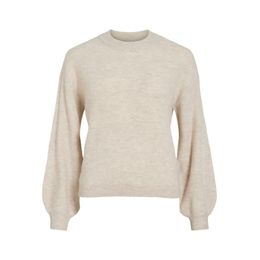 Vila Strickpullover in Super Light Natural Melan | Gr.: S