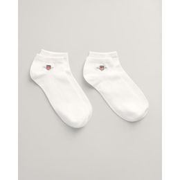 Gant Herren Sneakersocken 2 Stk. tlg. wei&szlig; 43-45