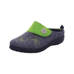 Fly Flot Pantoffel in grau | Gr.: 37