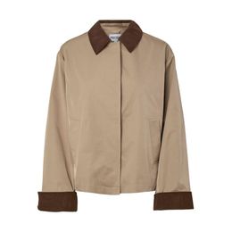 Pieces Leichte Jacke in Greige | Gr.: XS