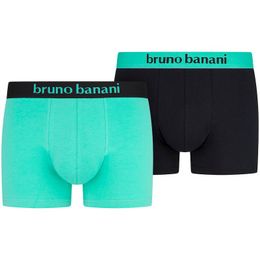 Bruno Banani Herren Boxer &raquo;Flowing&laquo; 2er Pack, mit kontrastreichem Logobund XXL (8)