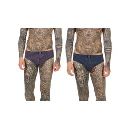 Normann Rio Slip Dess - 66412 in Ringel marine/wei&szlig; | Gr.: 6