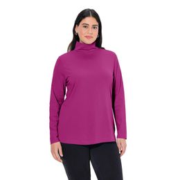 Ulla Popken Shirt in beere | Gr.: 42-44